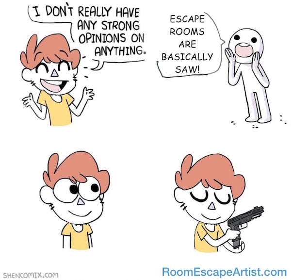 Escape Rooms Are Basically SAW Escape Room Meme - Room Escape Artist