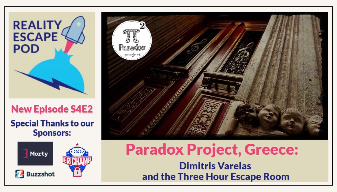 REPOD S4E2 - Paradox Project, Greece: Dimitris Varelas and the Three Hour Escape Room - Room ...