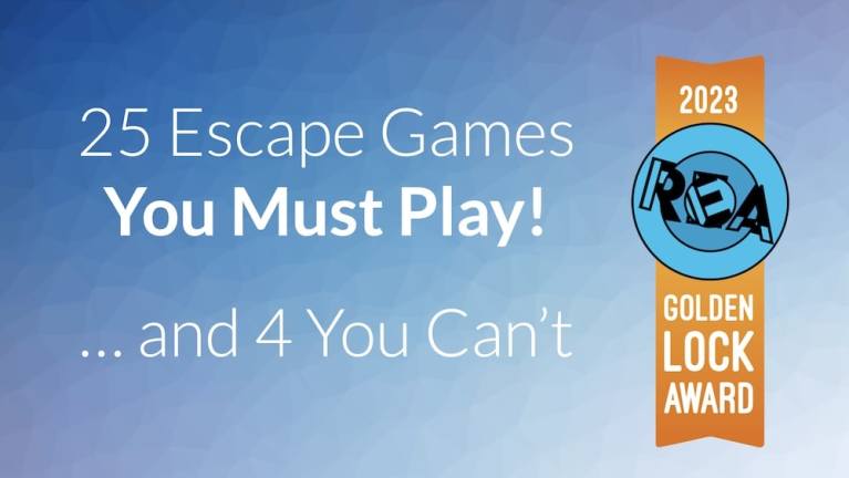 2023 Golden Lock Awards - Room Escape Artist