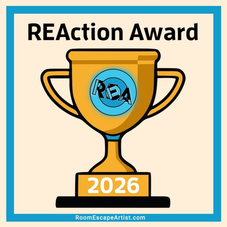 Congratulations 2026 REAction Award Winners - Room Escape Artist